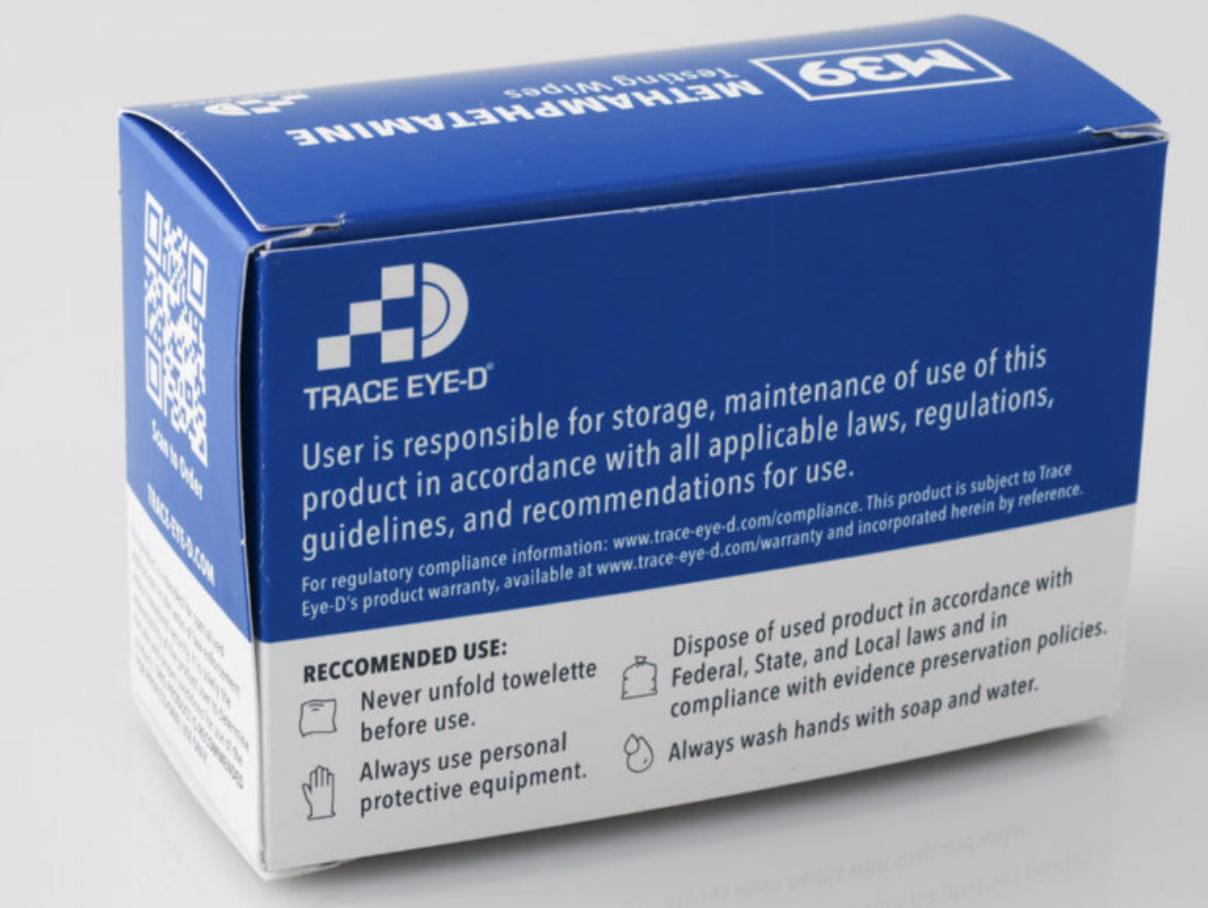 Methamphetamine Detection Safety Wipe